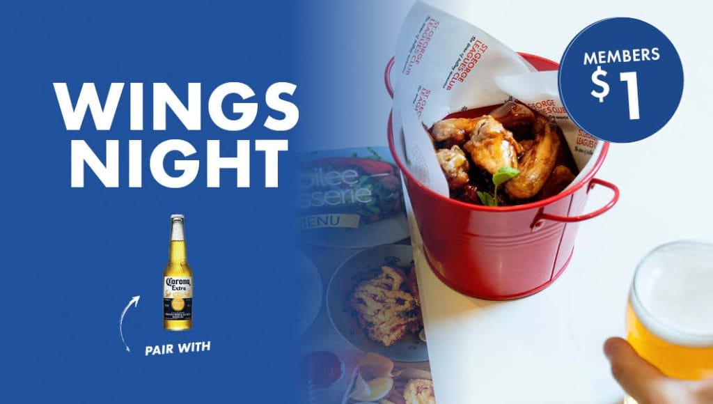 WINGS NIGHT » St. George Leagues Club